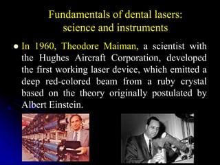Lasers in periodontology | PPTX