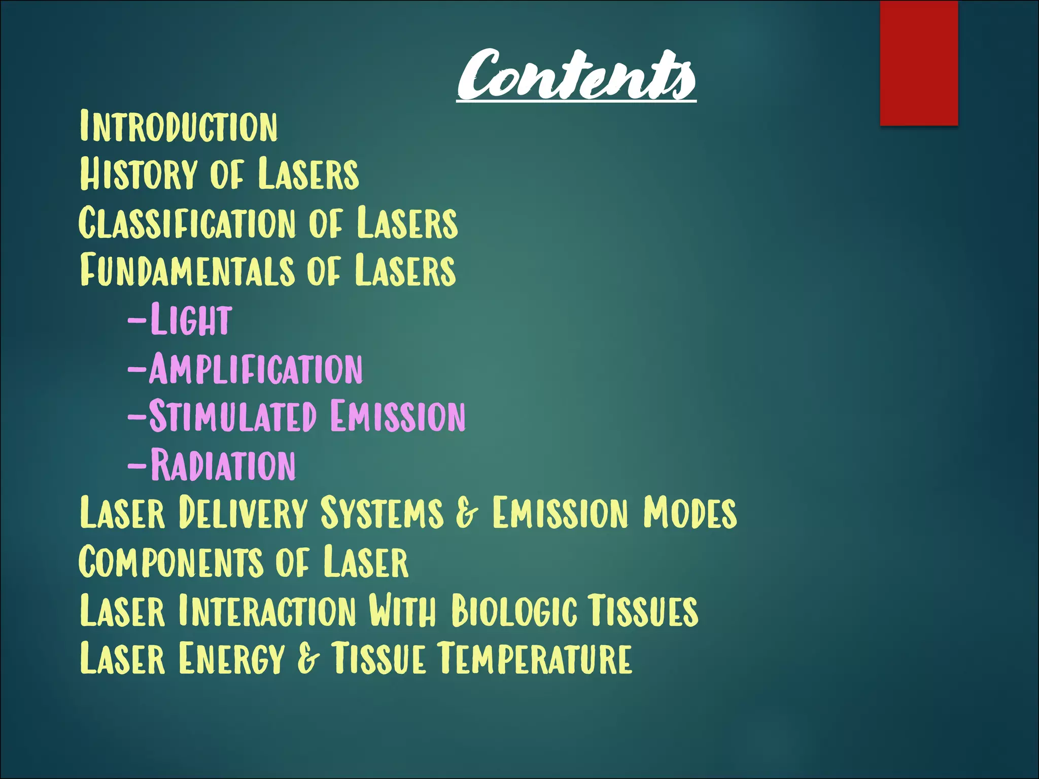 Lasers in dentistry or Dental lasers | PDF