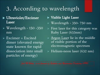 Lasers in dentistry or Dental lasers | PDF