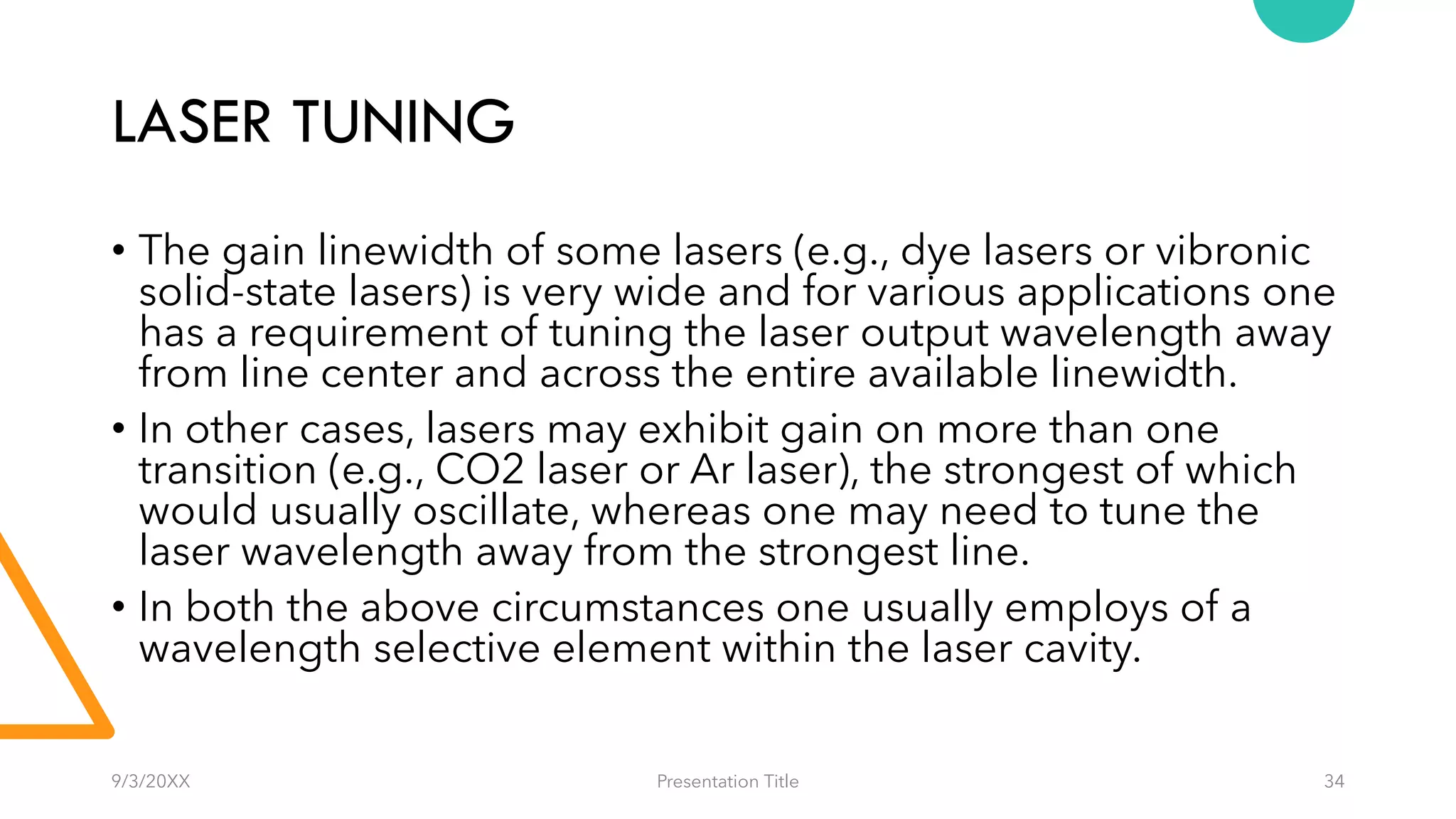Stable and Unstable Resonator , Double Hetero Structure Lasers and Gas ...
