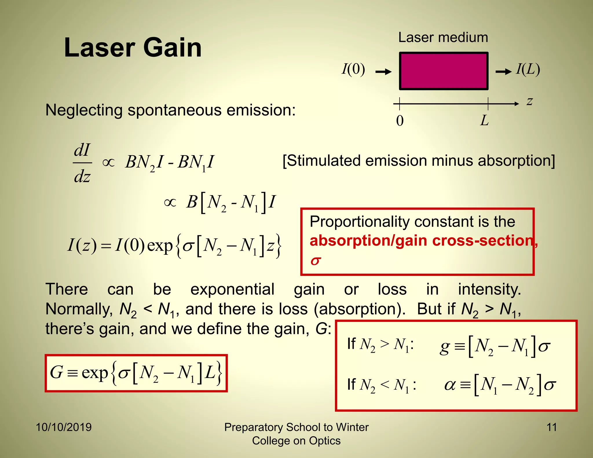 Lasers introduction and explanation | PPTX