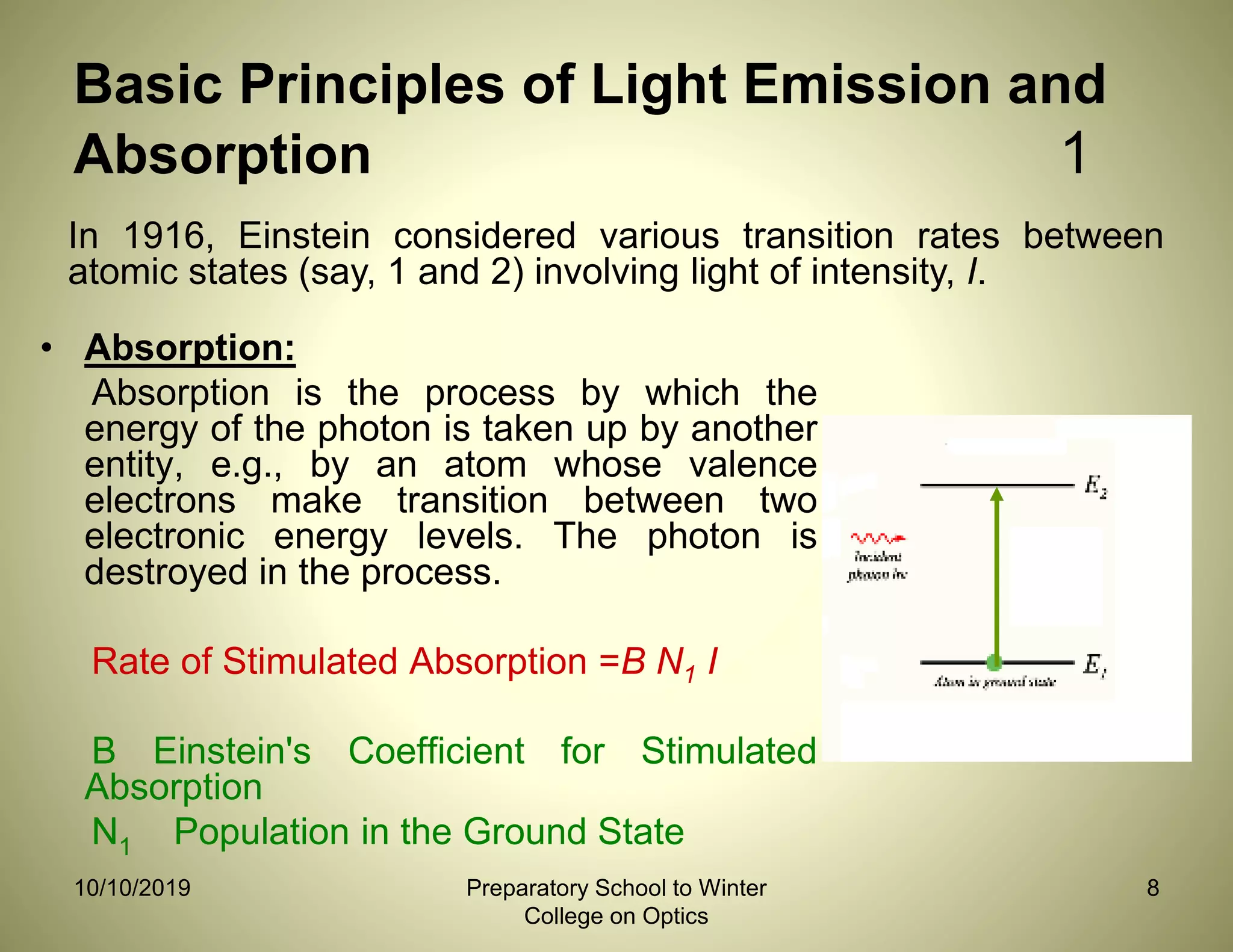 Lasers introduction and explanation | PPTX