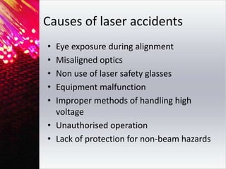 Laser and UV safety | PPTX