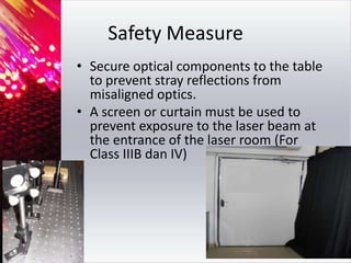 Laser and UV safety | PPTX
