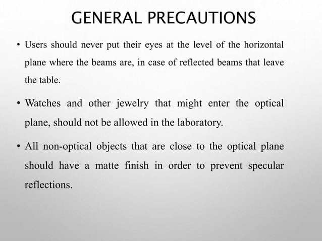 laser safety and hazards and their precautions.pptx