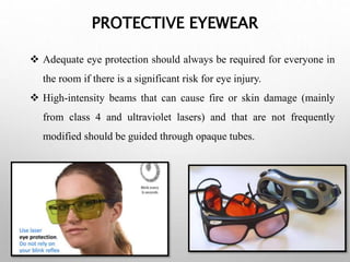 laser safety and hazards and their precautions.pptx