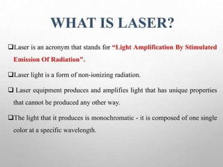 Laser Safety Precautions safety........ | PPTX