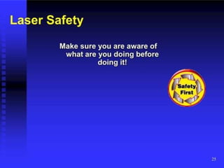 Laser Safety Training Presentation (PPT) | PPTX