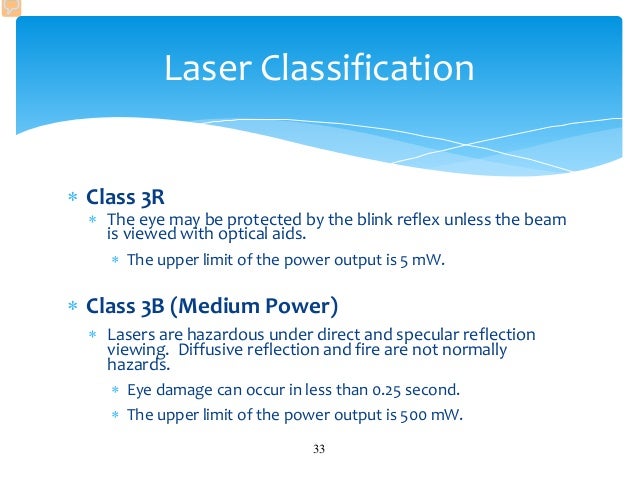 Laser safety training