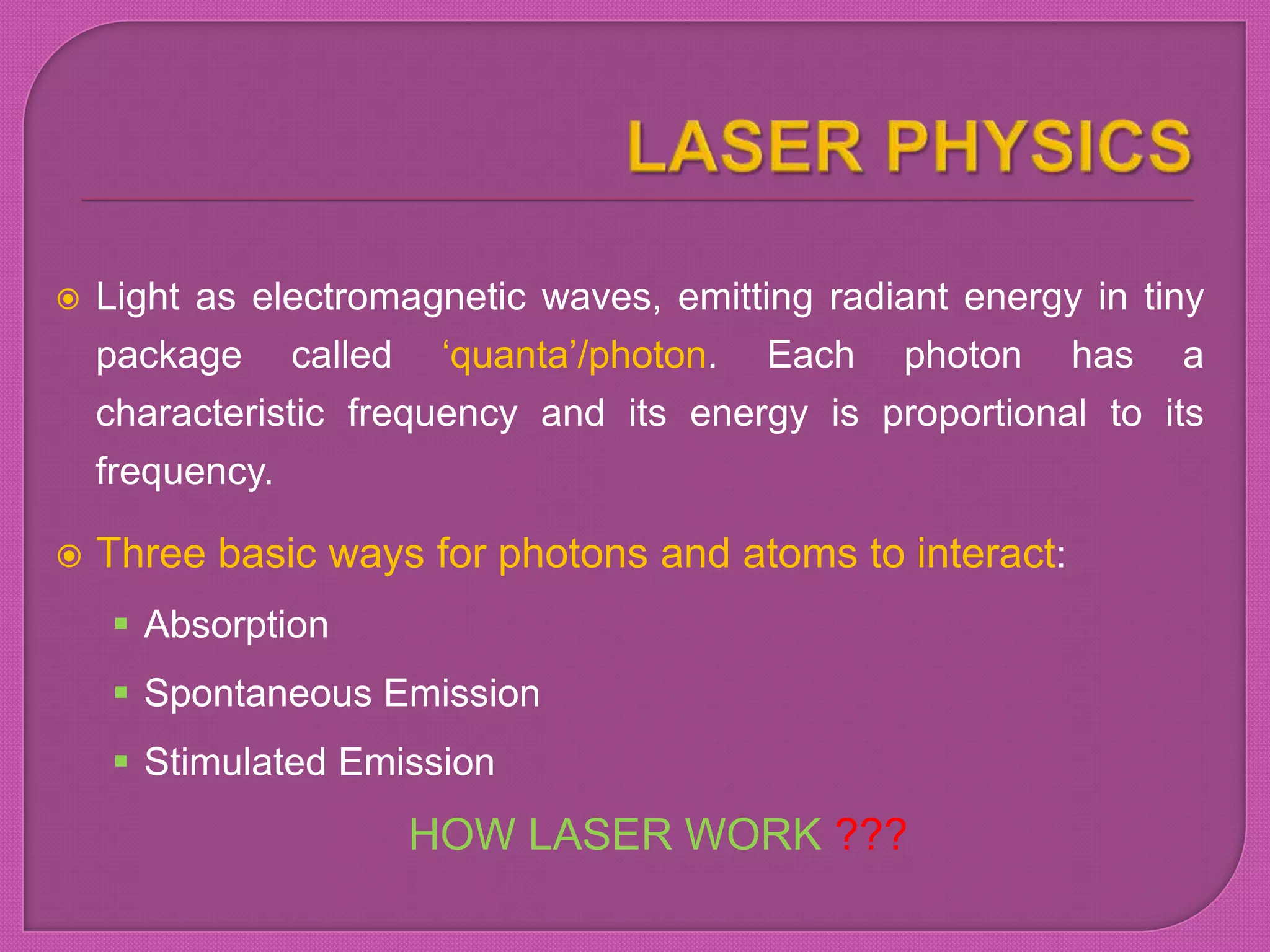 Lasers in ophthalmology | PPTX