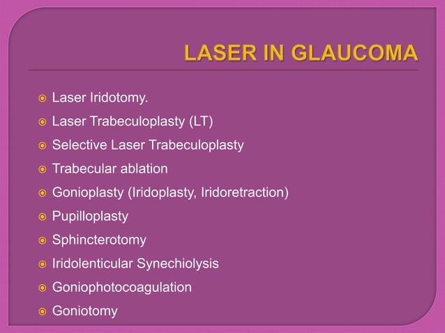 Lasers in ophthalmology | PPTX | Eye and Vision Conditions | Diseases ...