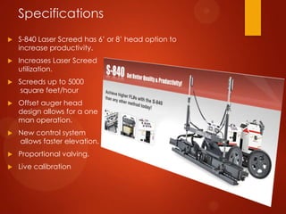 Laser screed technology | PPTX