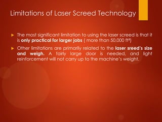Laser screed technology | PPTX