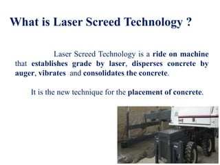 Laser screed technology | PDF