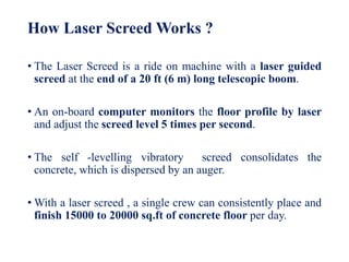 Laser screed technology | PDF