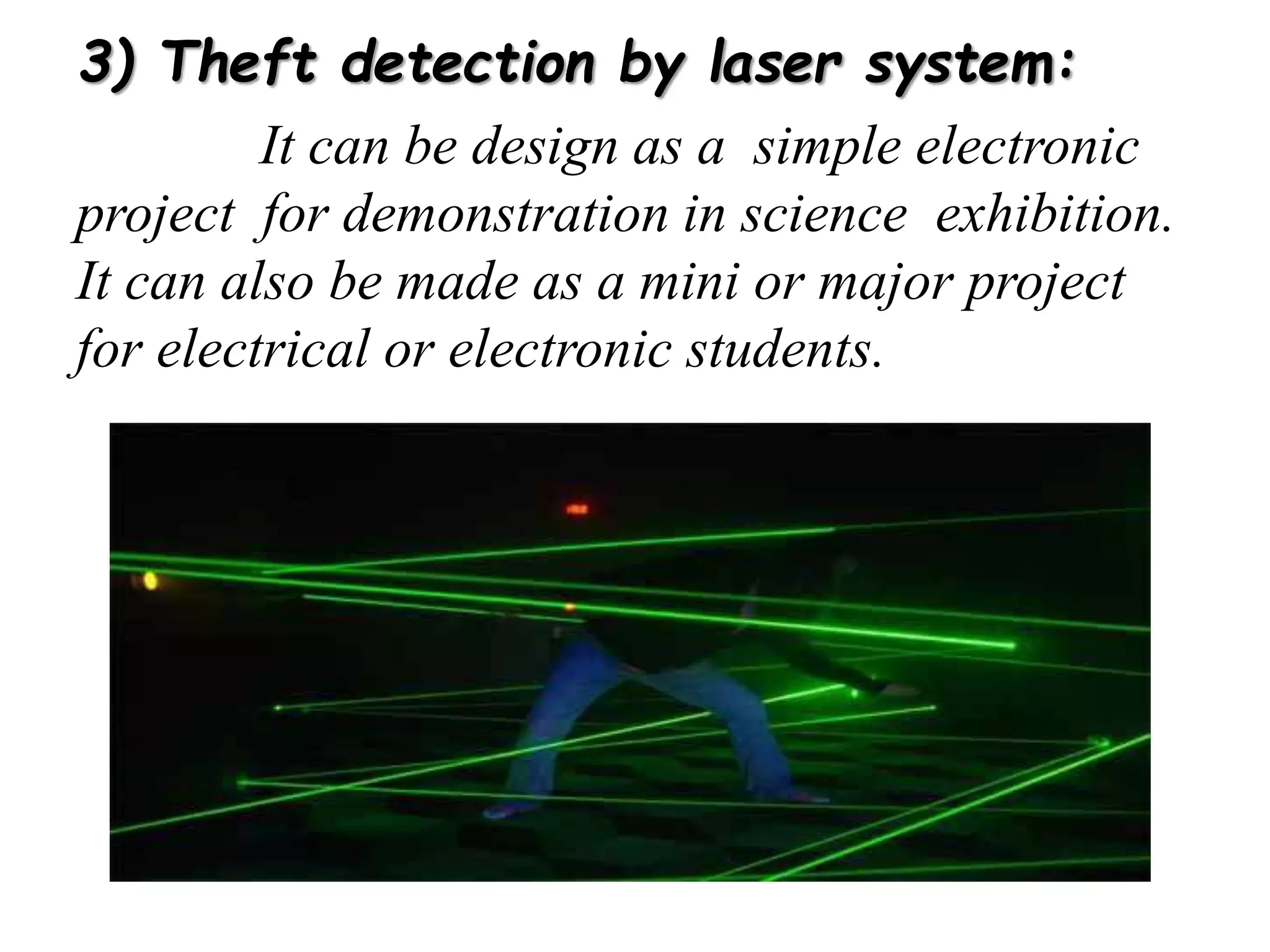 Laser security system | PPTX