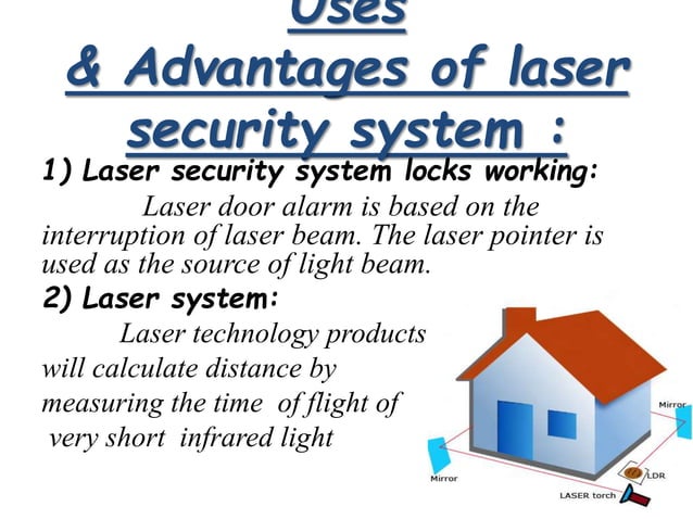 Laser security system | PPTX