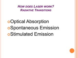 Laser | PPTX | Chemistry | Science