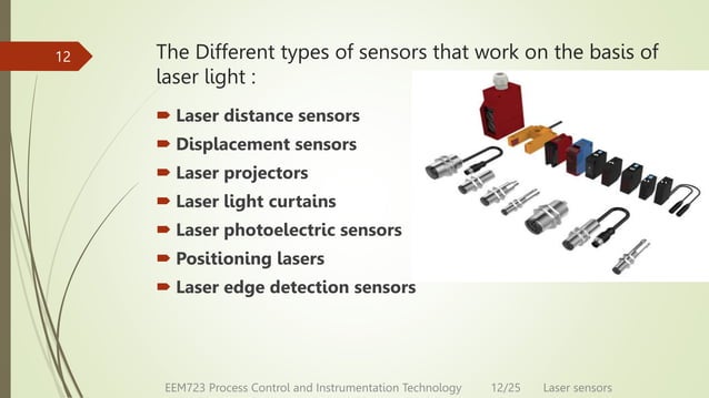 Laser sensors.pptx | Cameras and Camcorders | Consumer Electronics