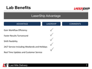 Lasership Critical Delivery / Courier | PDF