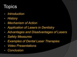 Lasers in Dentistry | PPTX