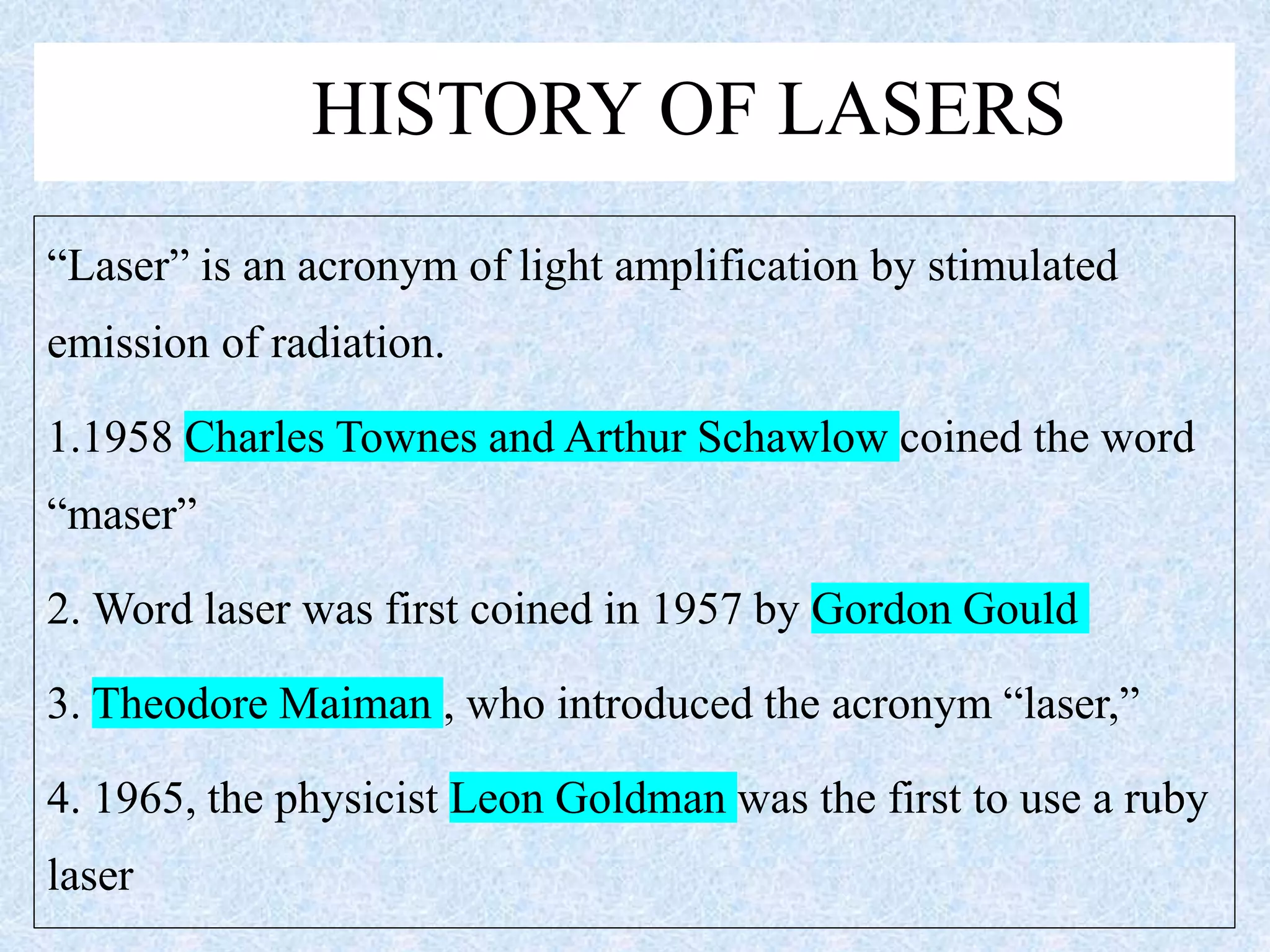 Lasers In Endodontics Pptx