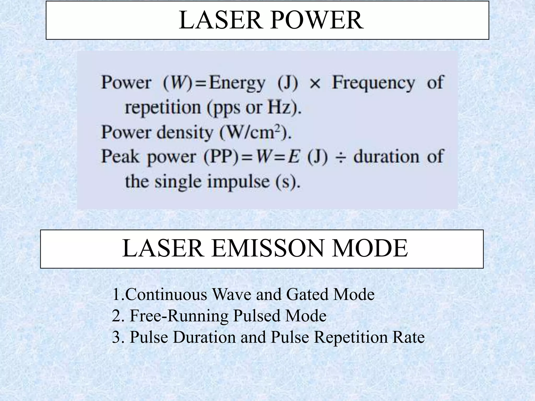 LASERS IN ENDODONTICS | PPTX
