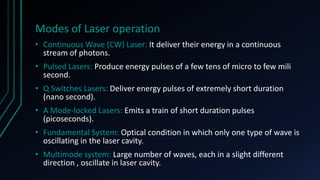 Lasers in ophthalmology | PPTX