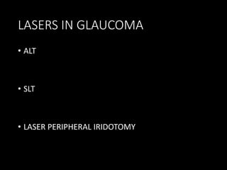 Lasers in ophthalmology | PPTX