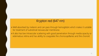 Lasers in opthalmology | PPT