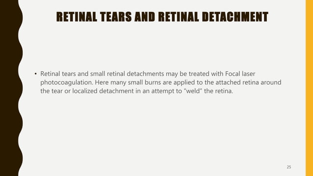 Lasers in opthalmology | PPT