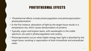 Lasers in opthalmology | PPT
