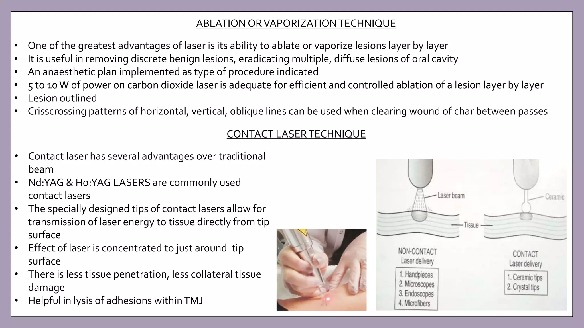 Lasers in oral and maxillofacial surgery | PPTX