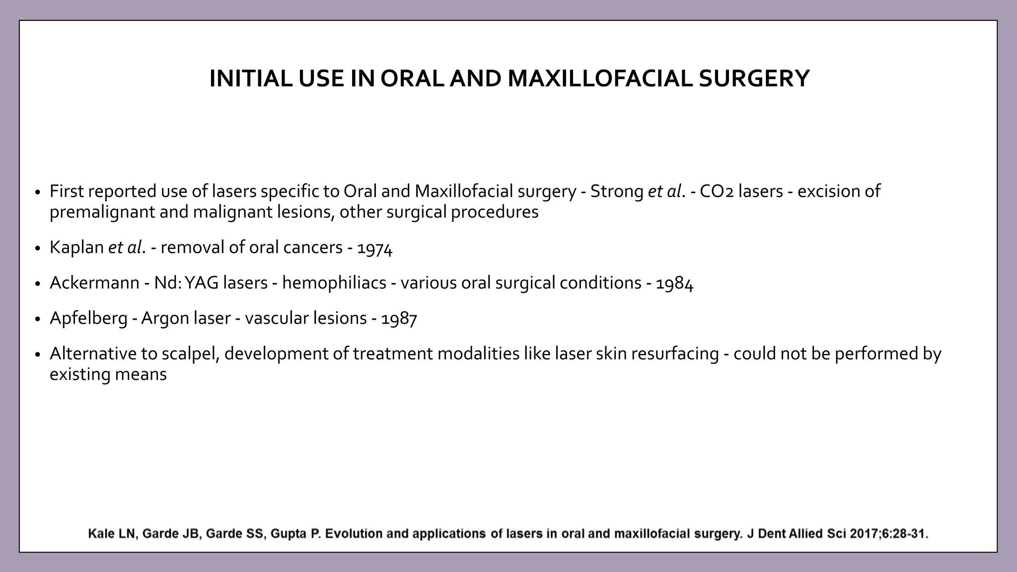 Lasers in oral and maxillofacial surgery | PPTX