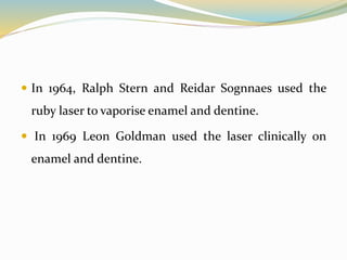 Lasers in orthodontics | PPTX