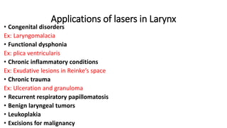 Lasers in otolaryngology own prep | PPT