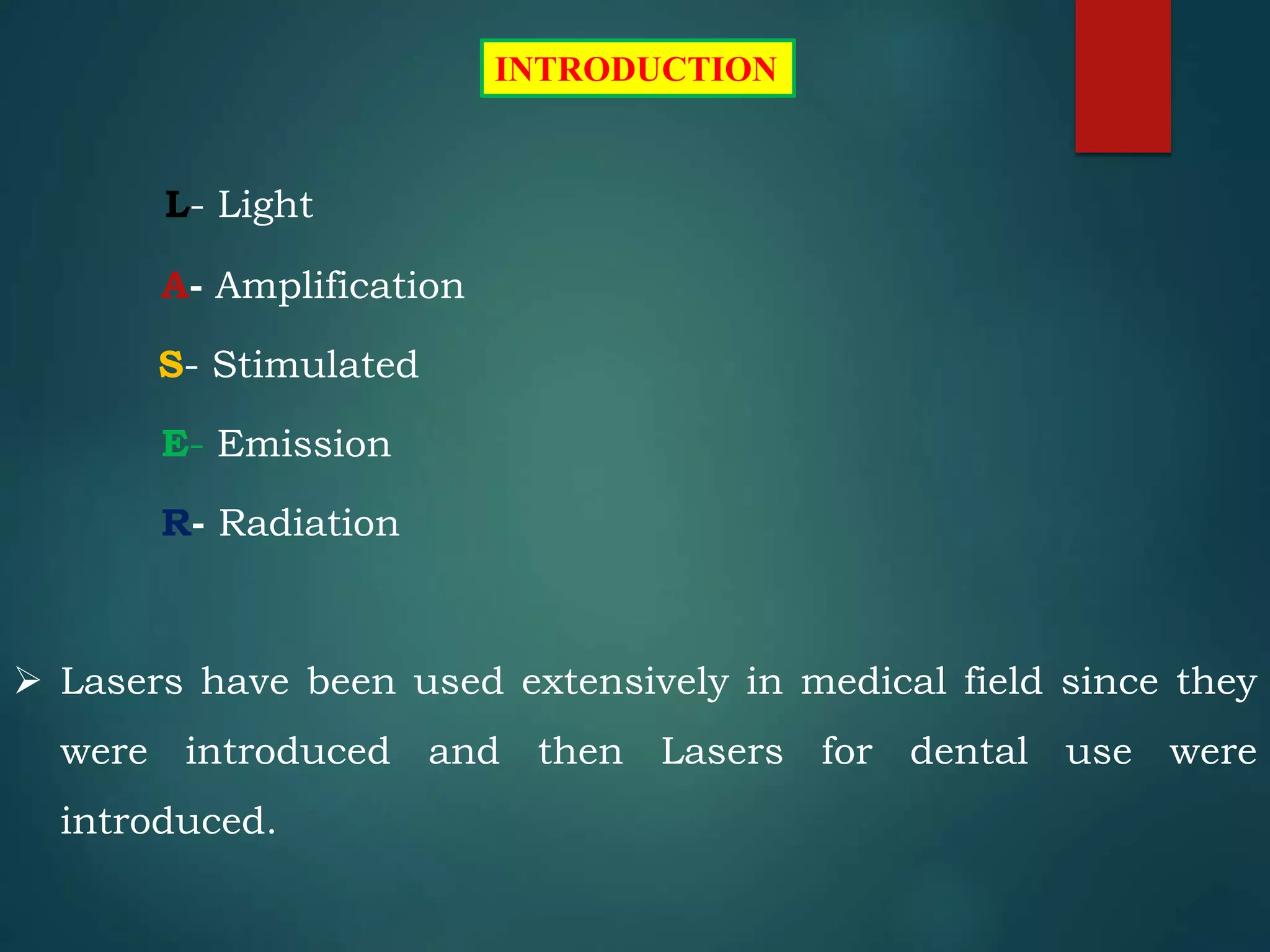 Lasers in periodontics | PPTX