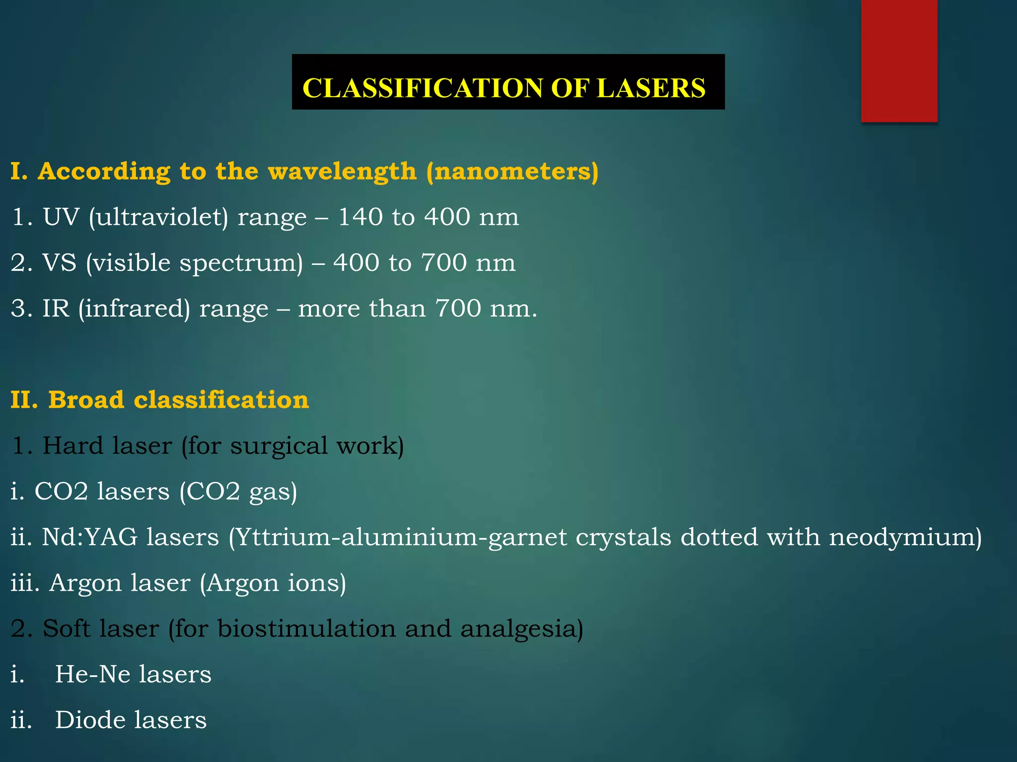 Lasers in periodontics | PPTX