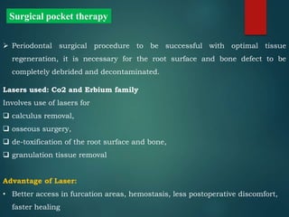 Lasers in periodontics | PPTX