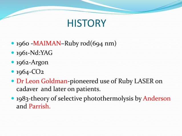 Lasers in plastic surgery | PPTX