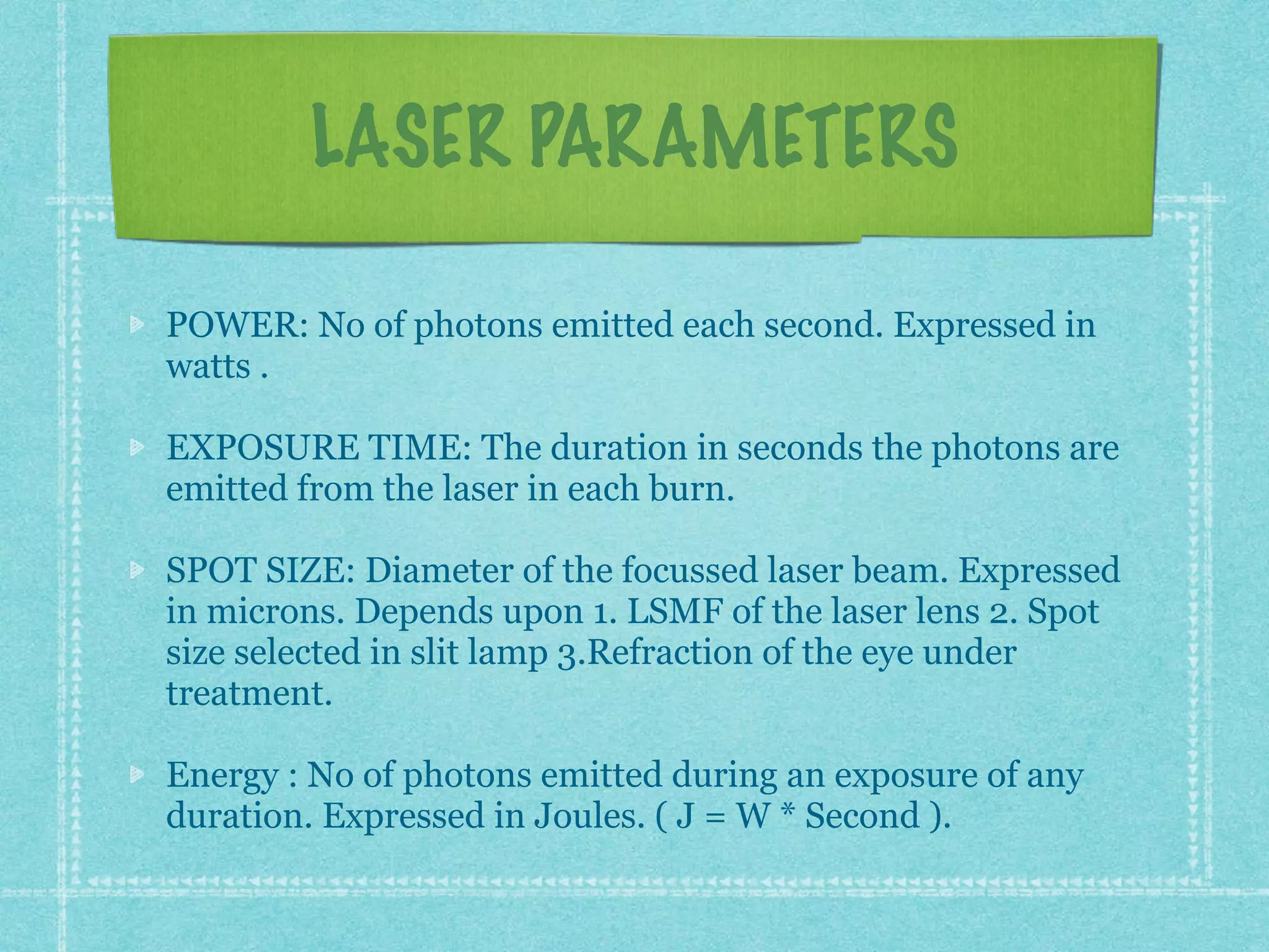 LASERS IN RETINA | PDF