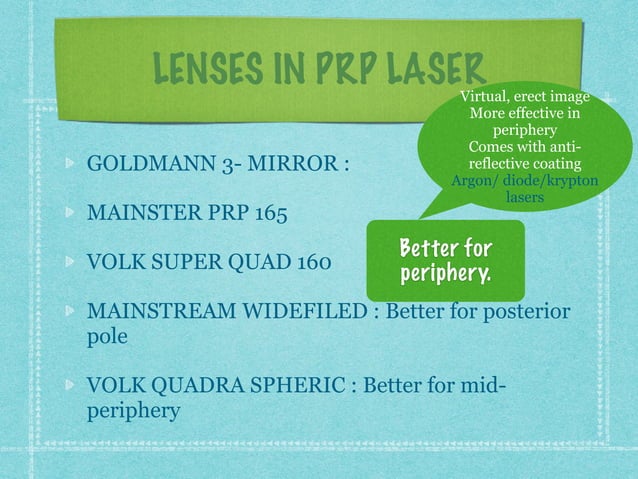 LASERS IN RETINA | PDF | Eye and Vision Conditions | Diseases and ...