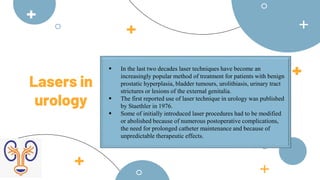 Lasers in urology | PPTX