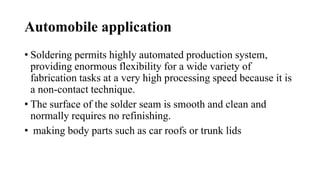 Laser soldering | PPTX