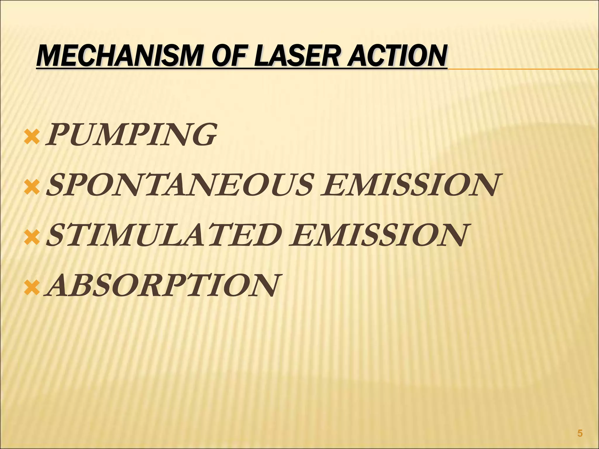 LASER SPECTROSCOPY | PPT