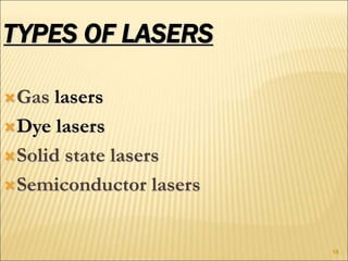 LASER SPECTROSCOPY | PPT