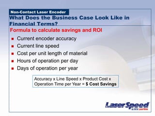 LaserSpeed: Calculate Your ROI | PPTX