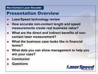 LaserSpeed: Calculate Your ROI | PPTX