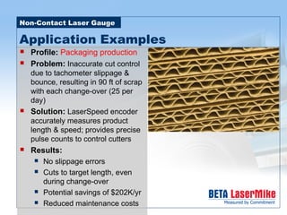 LaserSpeed: Intro to Non-Contact Length & Speed Measurement | PPT