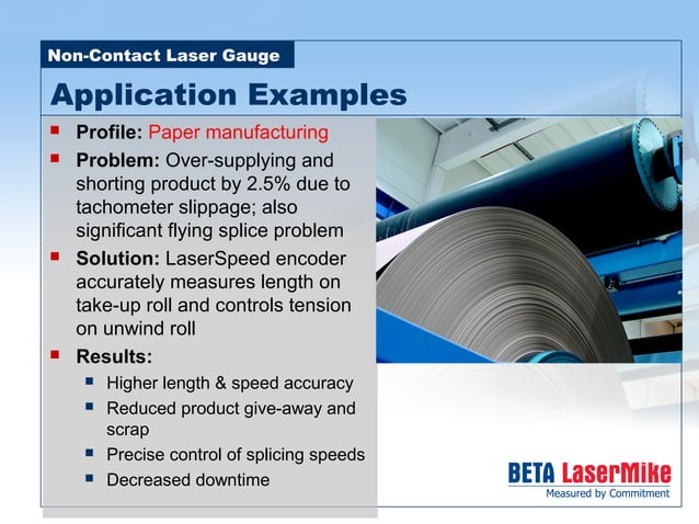 LaserSpeed: Intro to Non-Contact Length & Speed Measurement | PPT ...